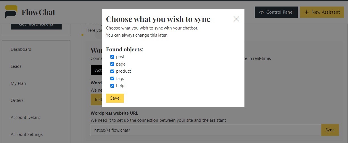 Create a chatbot - FlowChat